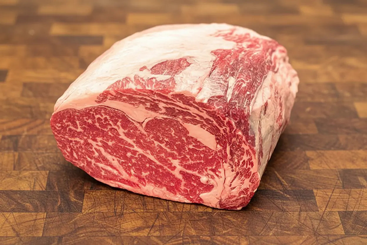3.5 - 4.5 Pound Prime Rib Roast – Diamond Spur Provisions and Meats